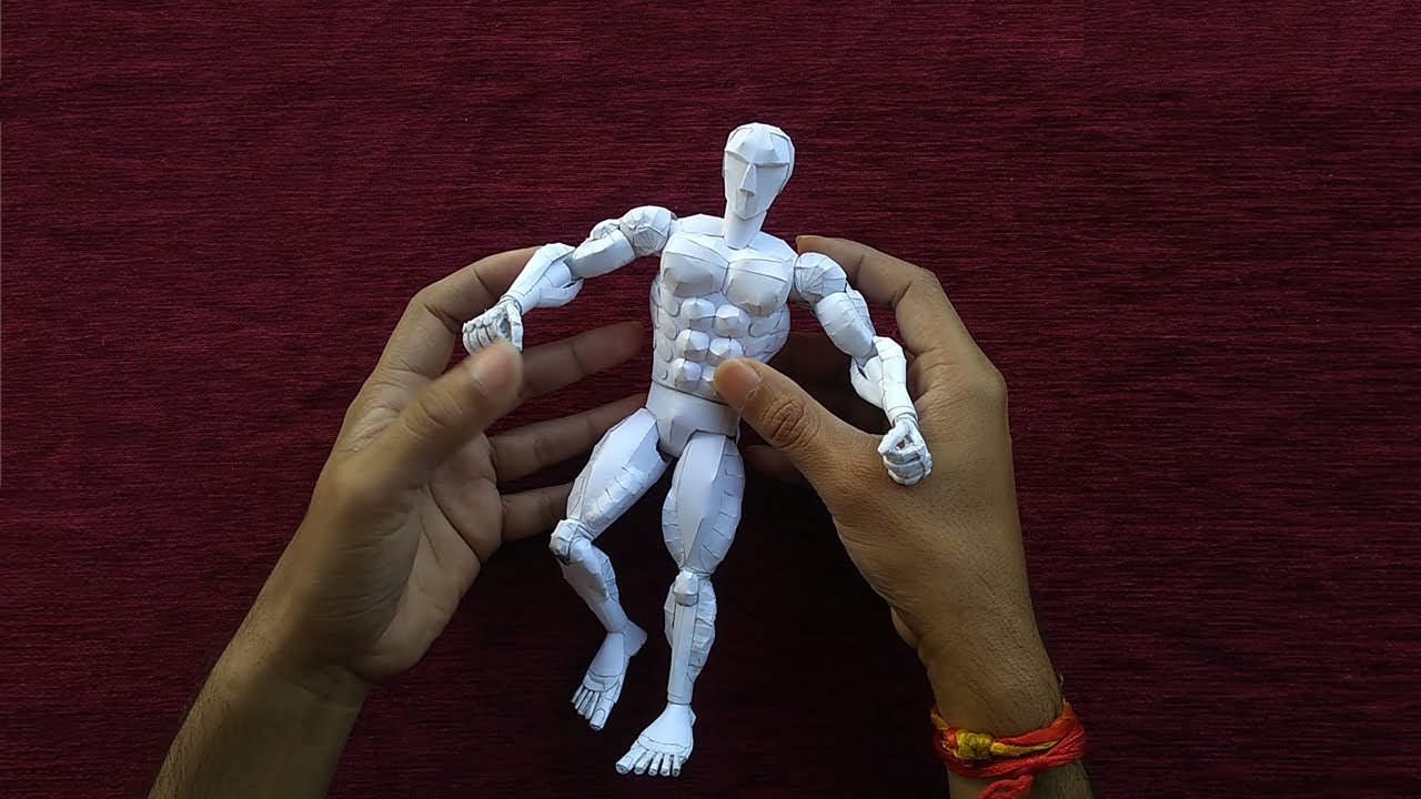 Paper Action Figure Basic Animation - YouTube