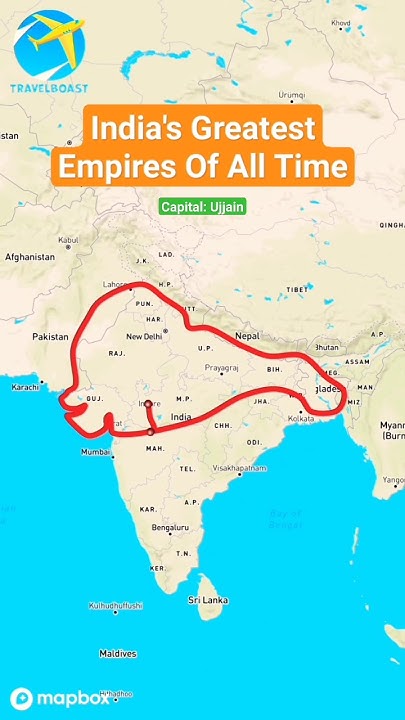 India's Greatest Empires Of All Time #india #map #indianempire # ...