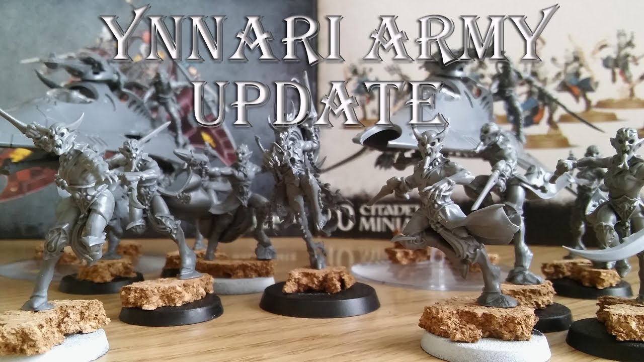 Warhammer 40k. New Ynnari/Dark Eldar army UPDATE/ Harlequins - YouTube