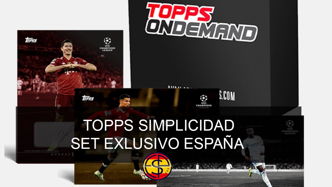 TOPPS SIMPLICIDAD APETURA 2 CAJAS - YouTube