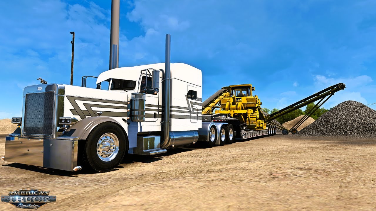 ATS | Peterbilt 389 | Heavy Haul | Caterpillar D6R - YouTube