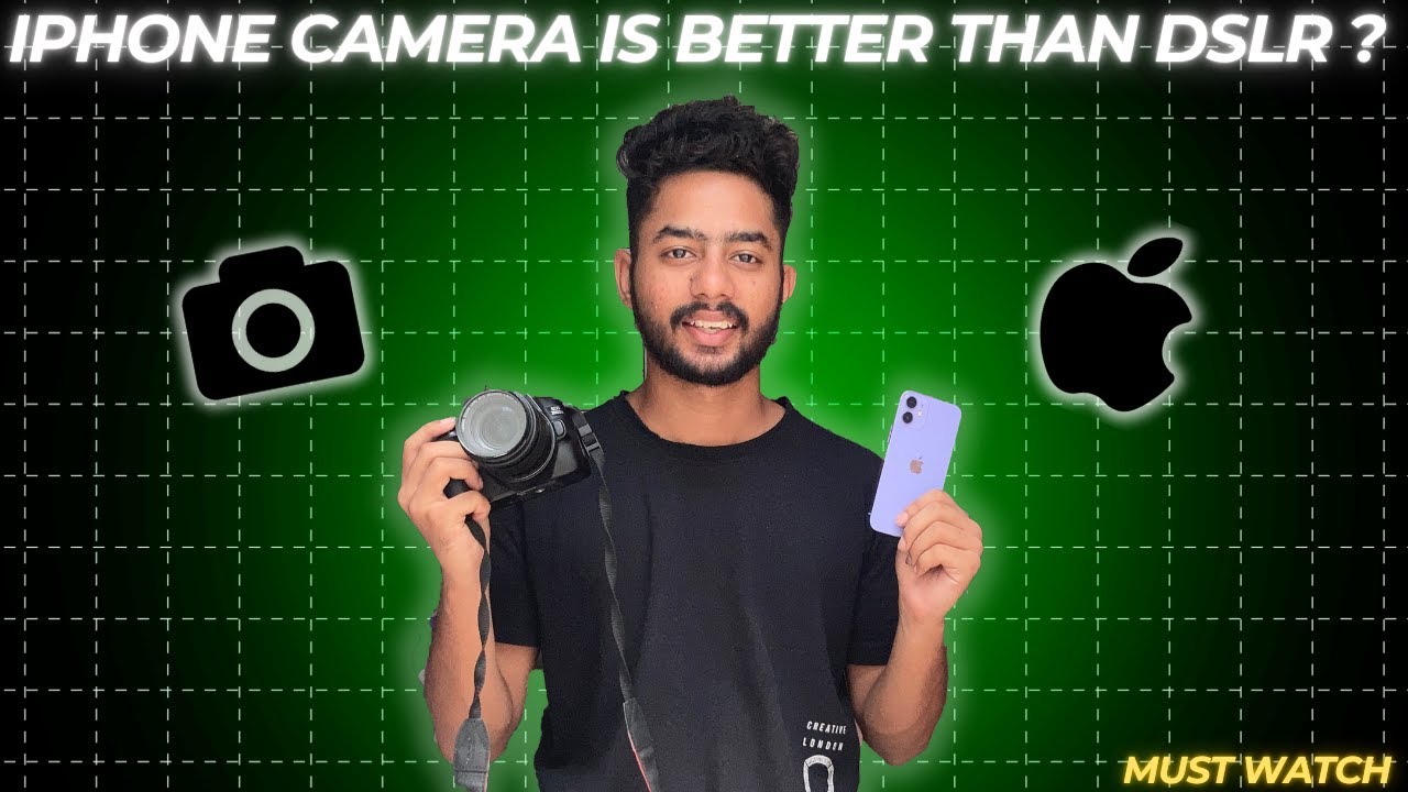 iPhone vs DSLR Camera | which is better | dslr vs iphone | Canon 200 ll ...
