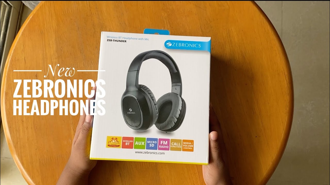 Unboxing the NEW ZEBRONICS Bluetooth Headphones - YouTube