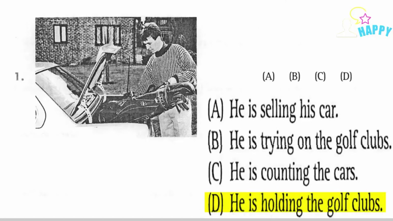 BASIC TOEIC LISTENING: Picture Description (2) - YouTube