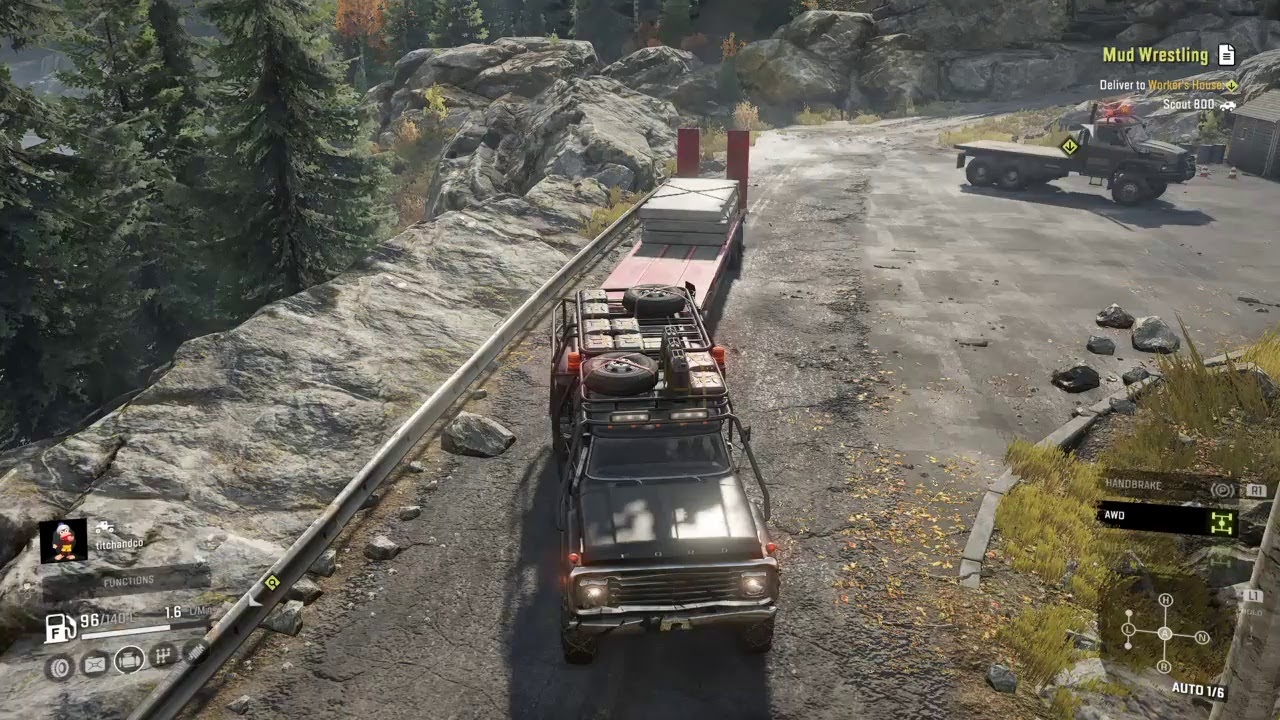 Snow Runner Opening up garage in Imandra pt2 - YouTube