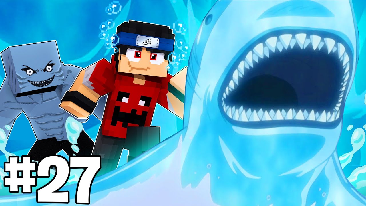 Minecraft: MODO TUBARÃO *incrível* - NARUTO ADDON Ep.27 ‹‹ P3DRU ...