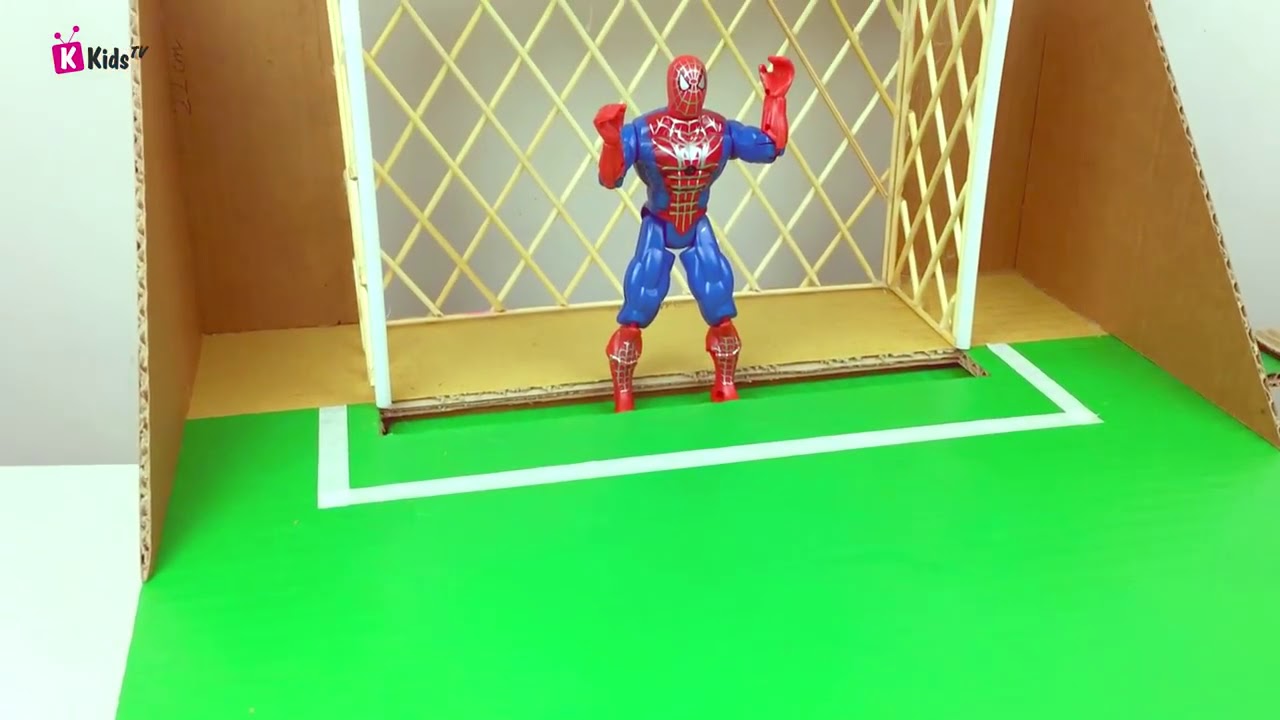 How to Make DESKTOP SOCCER GAME from Cardboard - YouTube