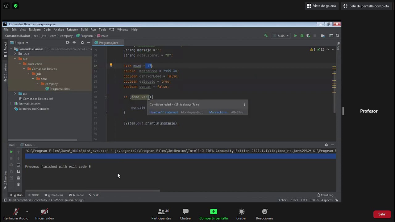 Java Básico 05 Métodos Funciones - Estructuras de Control 02 - YouTube