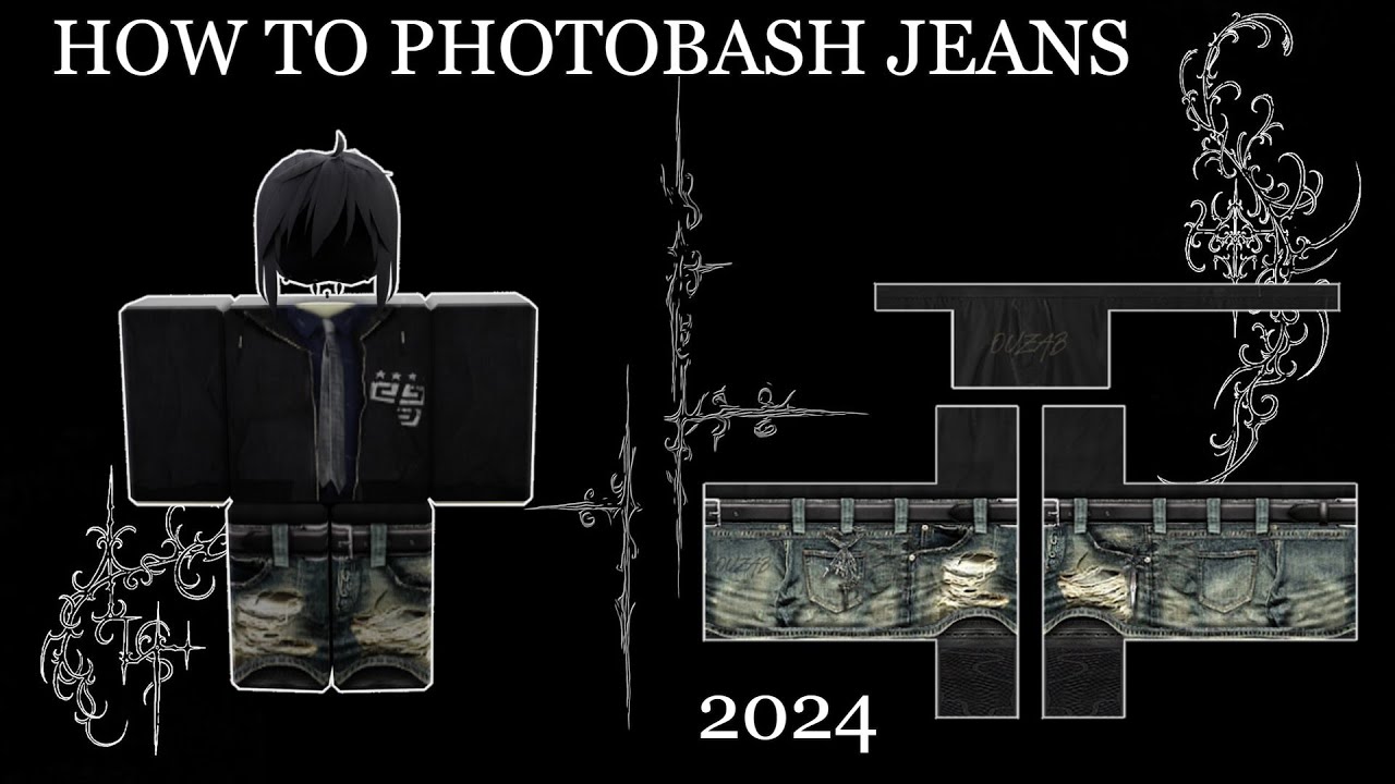 HOW TO PHOTOBASH JEANS IN 2024 - YouTube