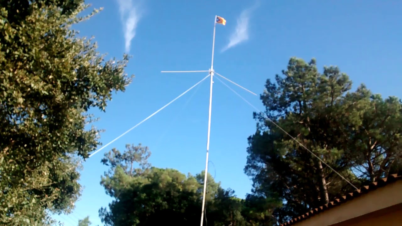 Antena Delta loop 10/11m - YouTube