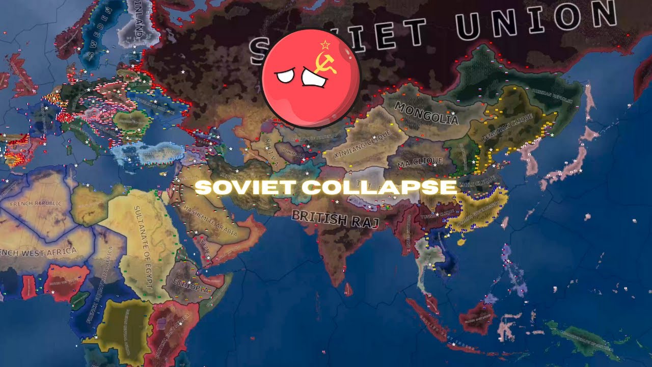 Soviet Collapse HOI4 Führerreich Timelapse - YouTube