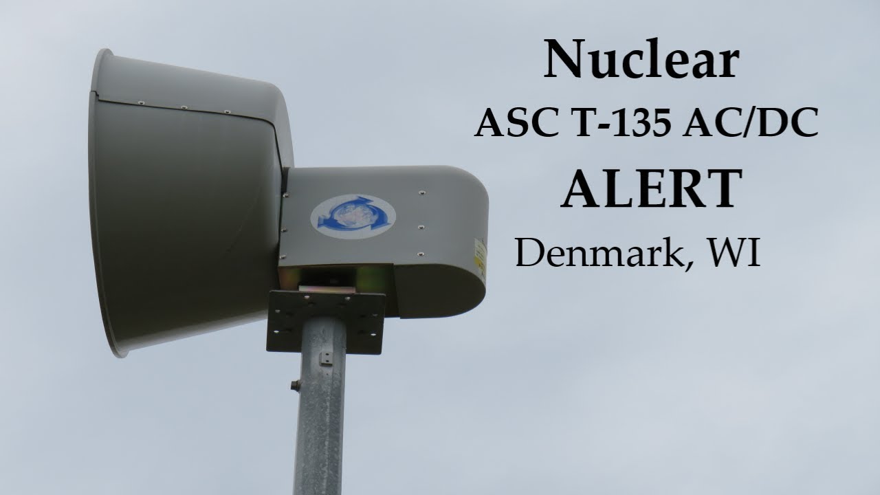 American Signal T-135 AC/DC Siren Test Alert - Denmark, WI On 10/3/18 ...
