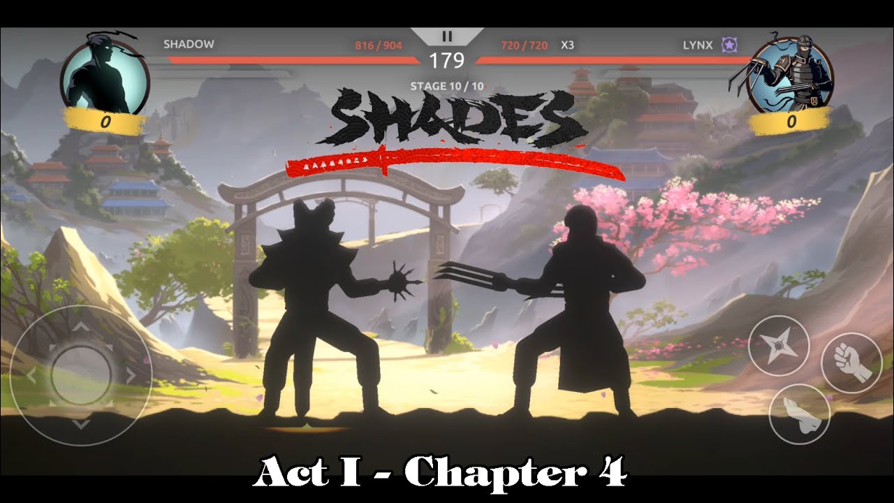 Shadow Fight 5: Shades || Act I - Chapter 4 || SHADOW vs LYNX 「iOS/Android Gameplay」 - YouTube