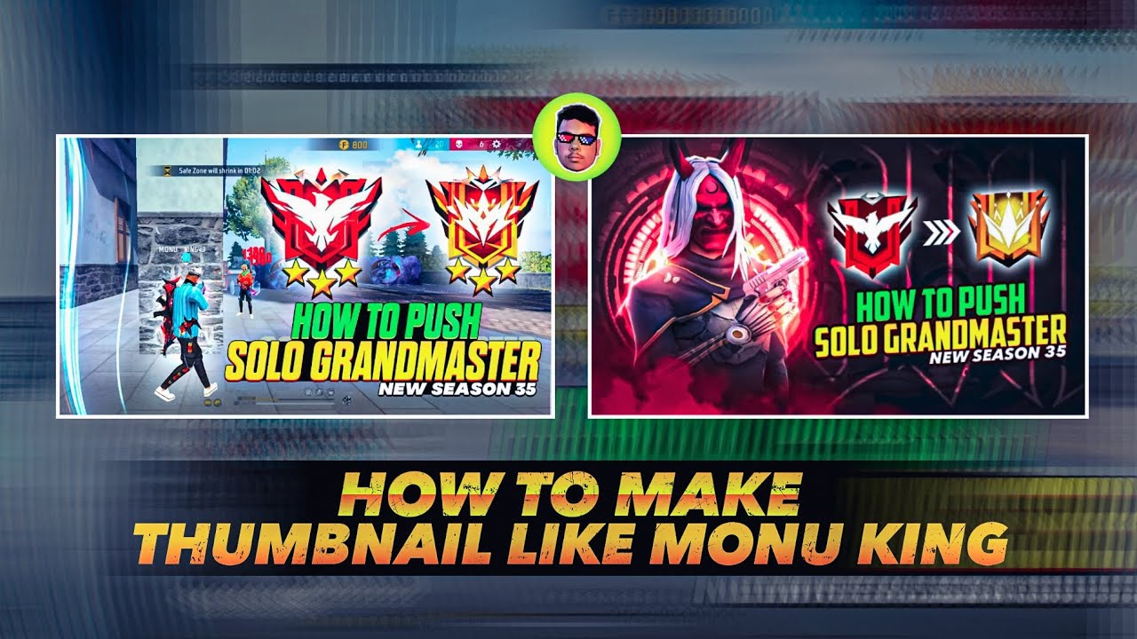 How To Make Thumbnail Like Monu King On Android || Monu King Jaisa ...