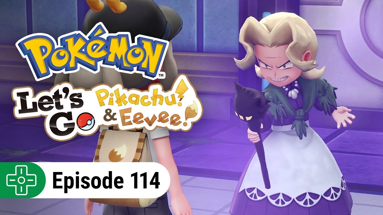 Elite Four Agatha | Pokémon: Let's Go! #114 - YouTube