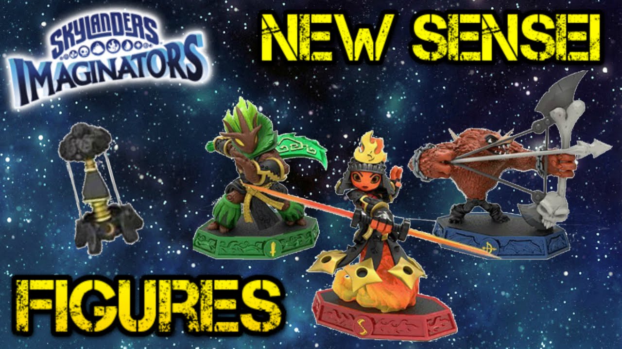 Skylanders Imaginators - NEW SENSEI FIGURES & REGULAR WOLFGANG REVEALED ...