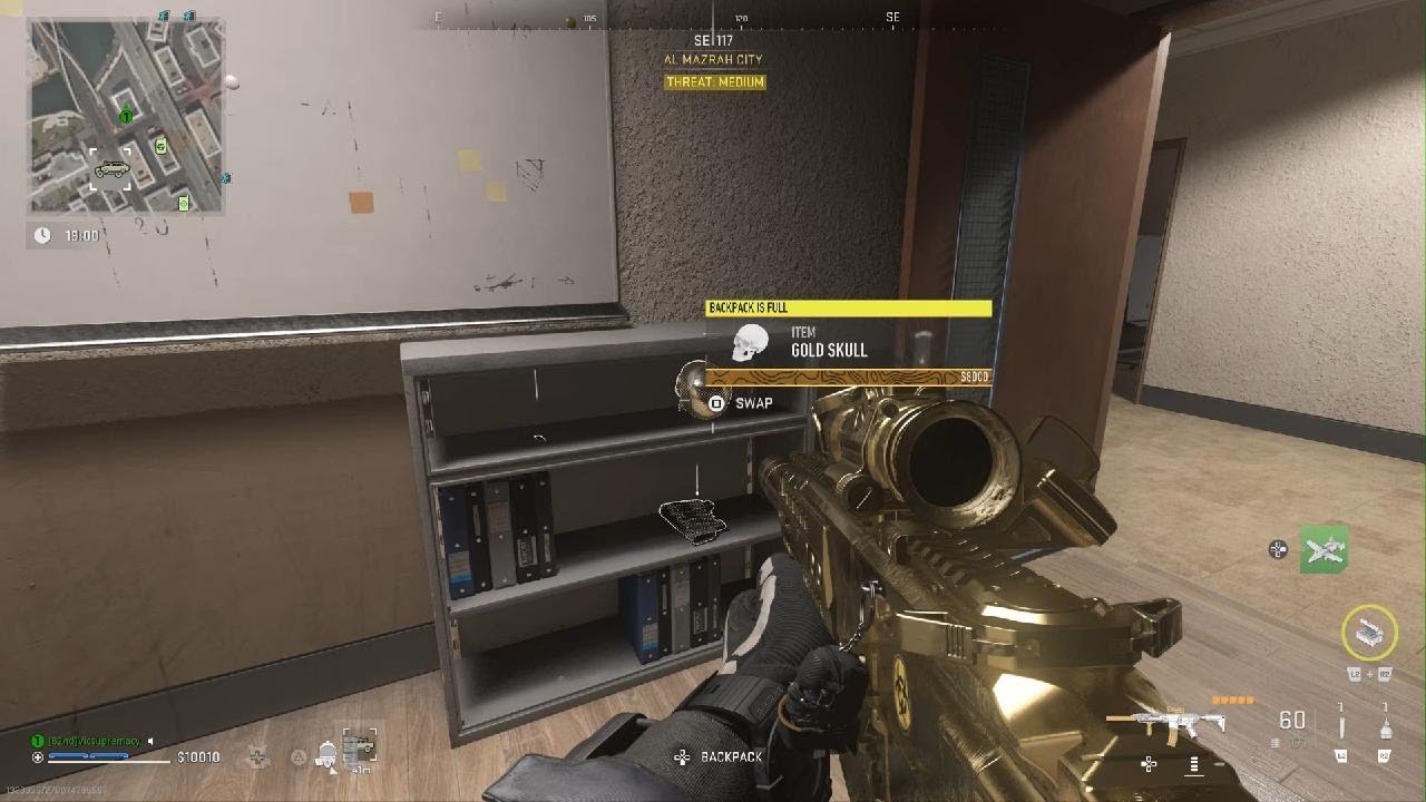 DMZ Best Place To Find Gold Skulls. Al-mazrah Banks 🏛️ - YouTube