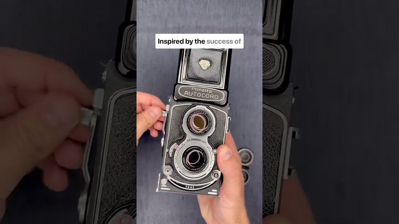 Minolta Autocord Film Test - Loading and Shooting Kodak Gold 200 - Blue Moon Camera Reivew