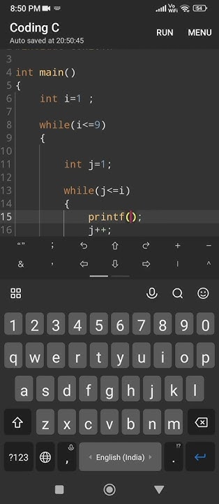 Print right angle triangle star pattern in c using while loop#coding# ...