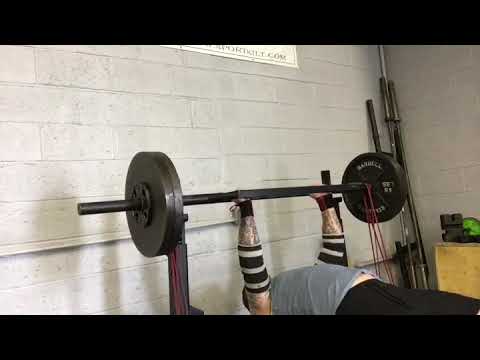 Football bar bench with bands. - YouTube