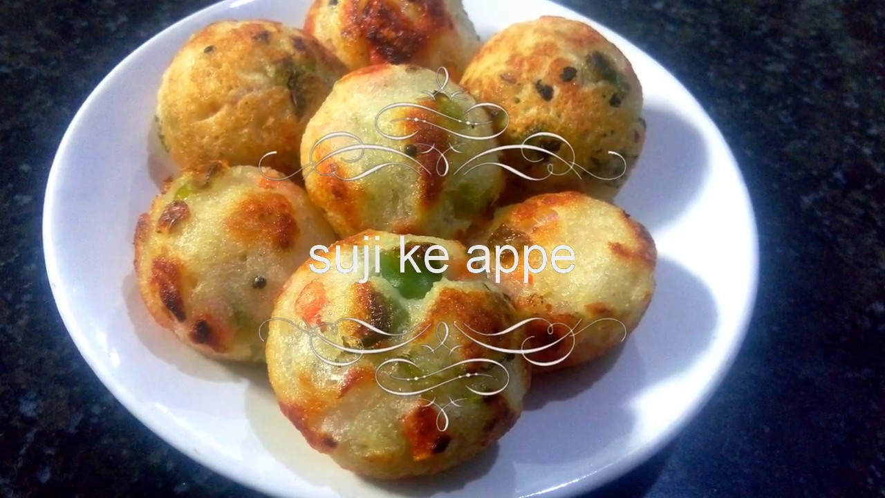 Instant Suji Appe Recipe - How to make Rava Appe - Sooji Appam Recipe ...