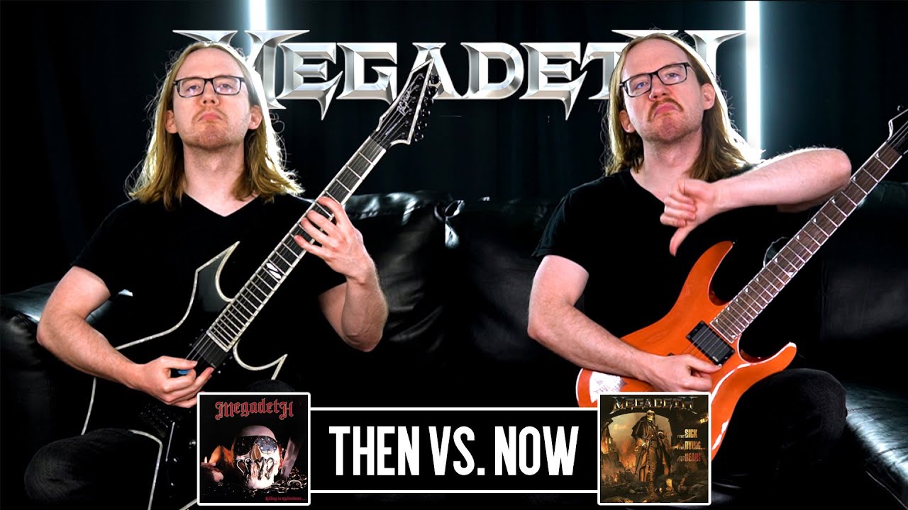 MEGADETH THEN VS. NOW - Riffs From Their First Album and Last Album ...