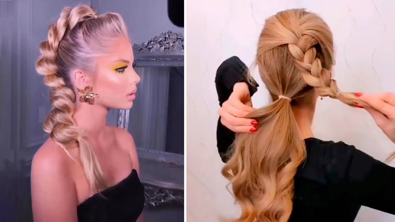 DIY Hair & Eye Makeup Tutorial - Quick and Simple Hair Transformation ...