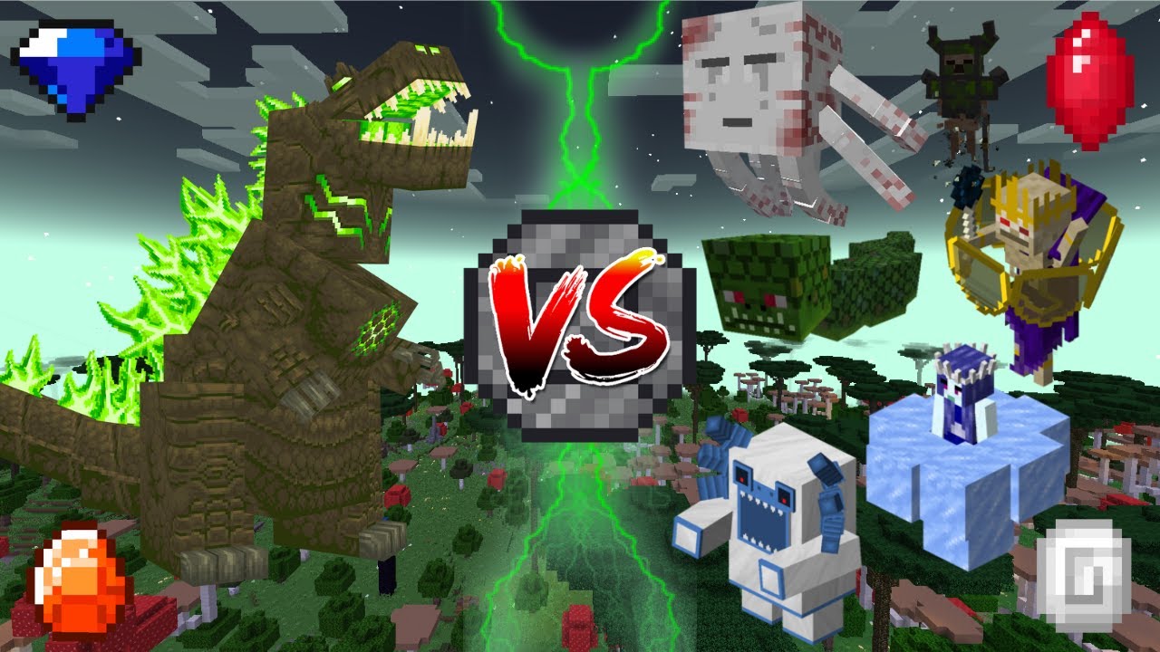 Tremorzilla VS Floresta Crepuscular - MINECRAFT - Luta de Mobs - YouTube
