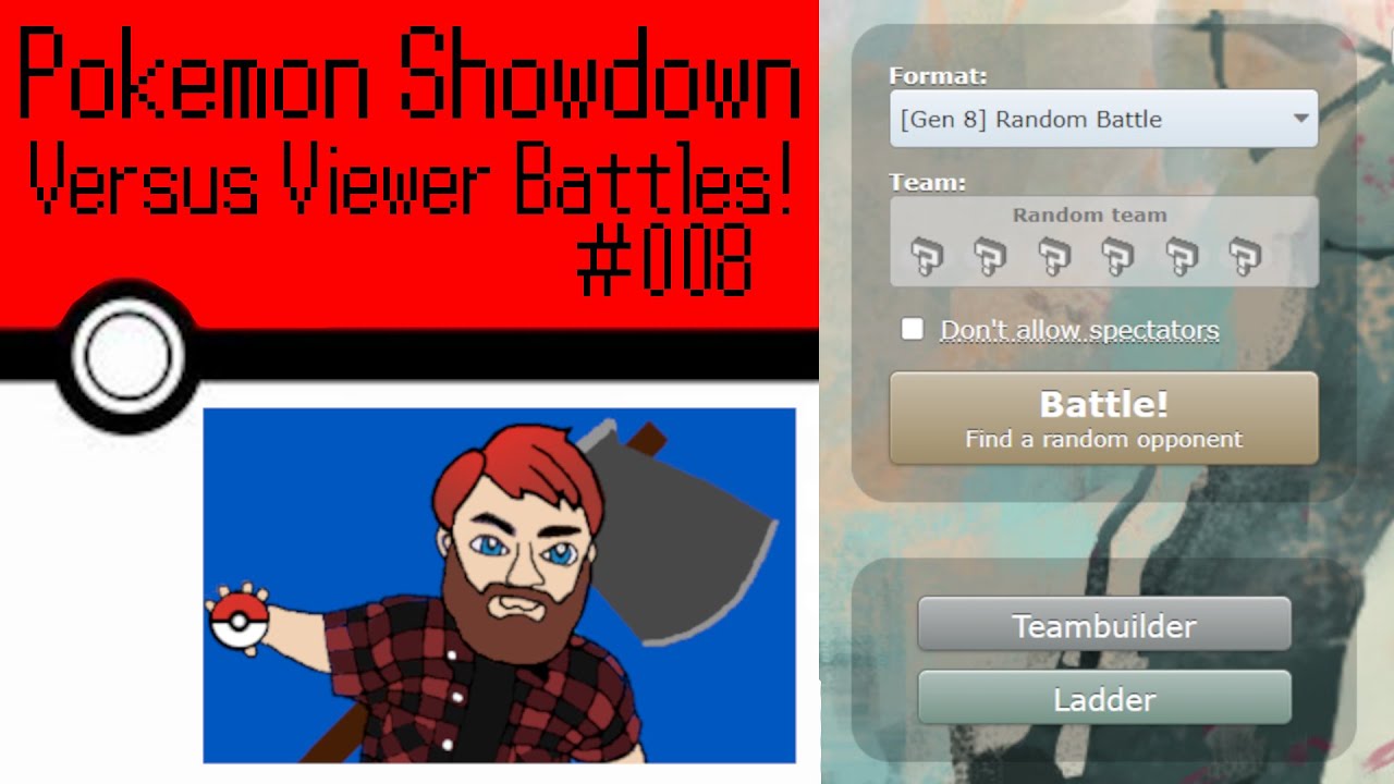 🔴Pokemon Showdown Versus Viewers! -Pokemon Showdown #8 LIVE - YouTube