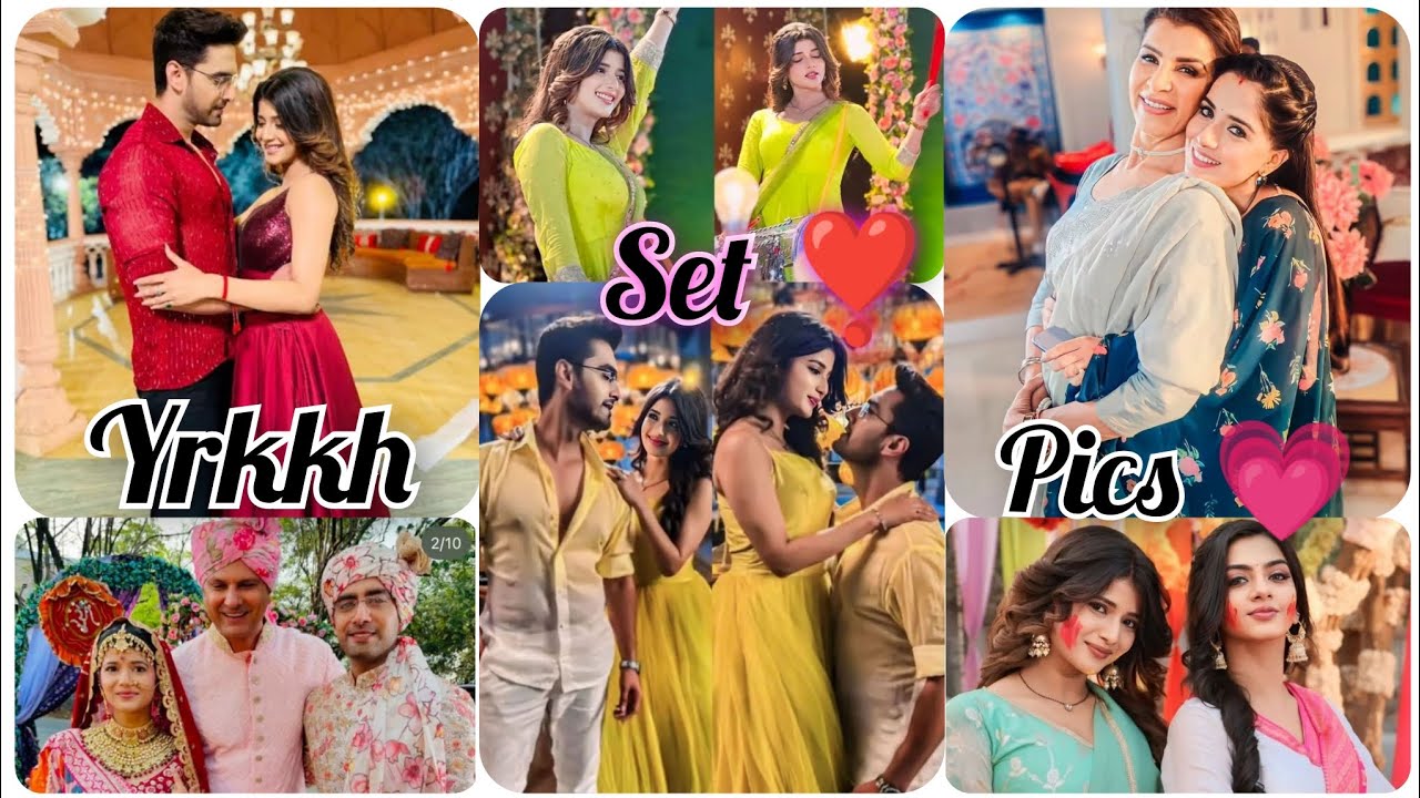 yrkkh set unseen pic's Arman and abhira ️🥰😘@Akshuucreation #shortvideo ...