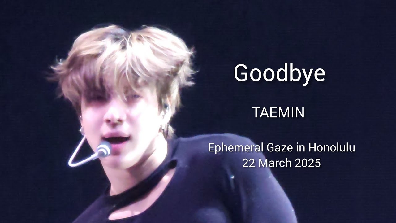 Goodbye - TAEMIN - YouTube