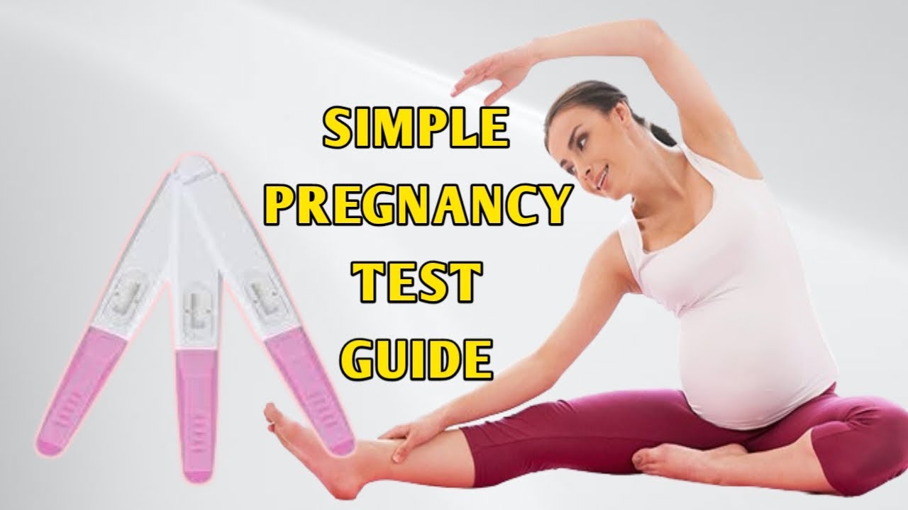 Pregnancy test guide procedure - YouTube