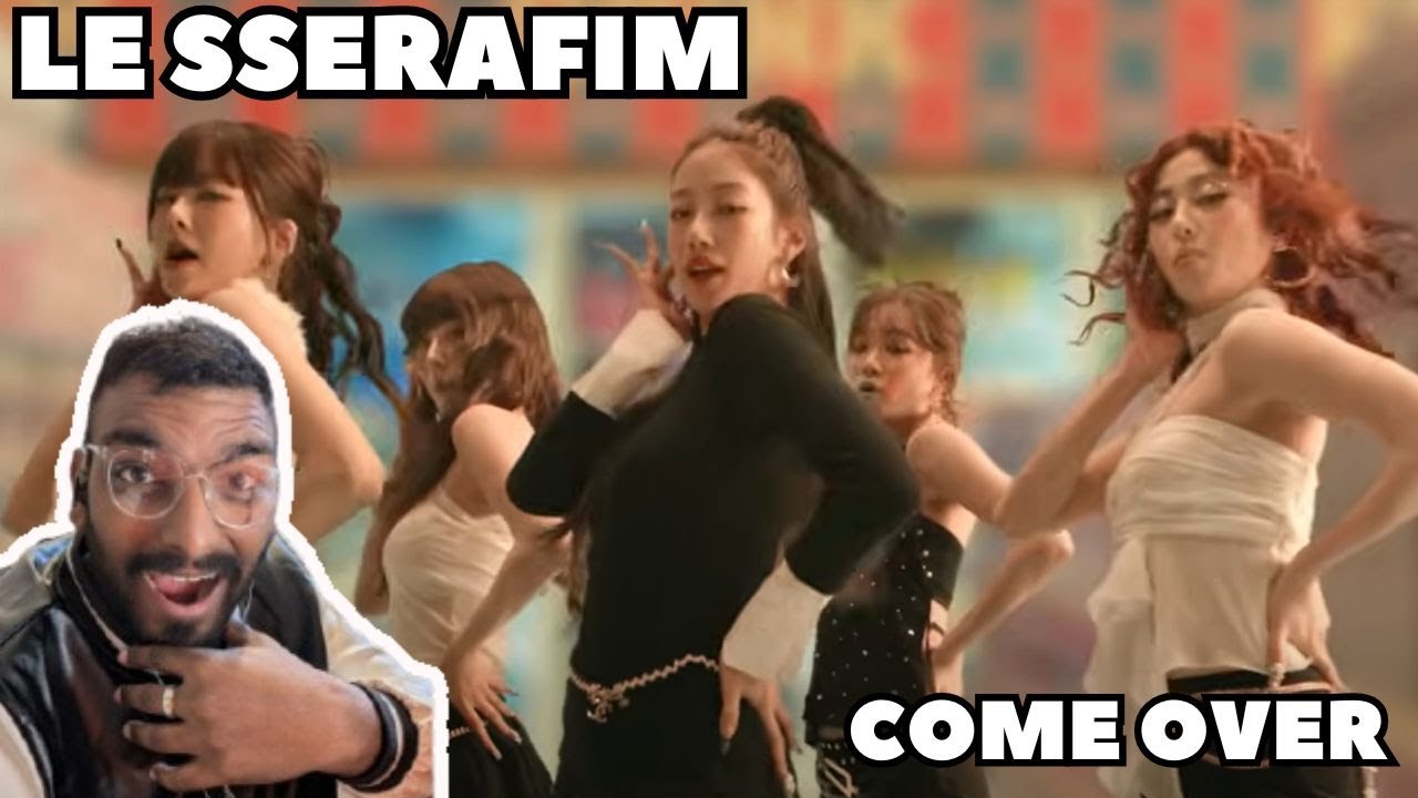 LE SSERAFIM (르세라핌) 'Come Over' OFFICIAL MV with Android Reaction - YouTube