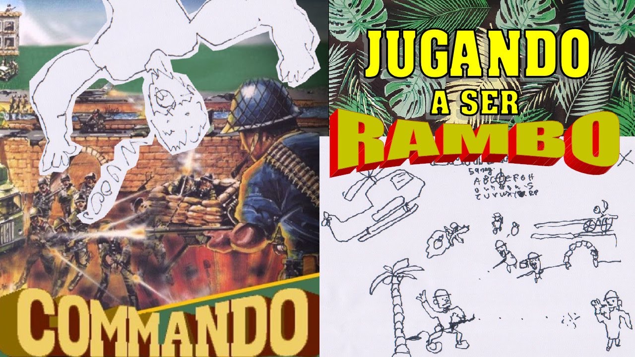 Commando, lo jugamos y dibujamos. - YouTube