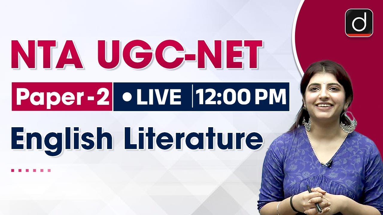 UGC-NET June 2025 | English Literature Live (Part-9) | Drishti Teaching ...