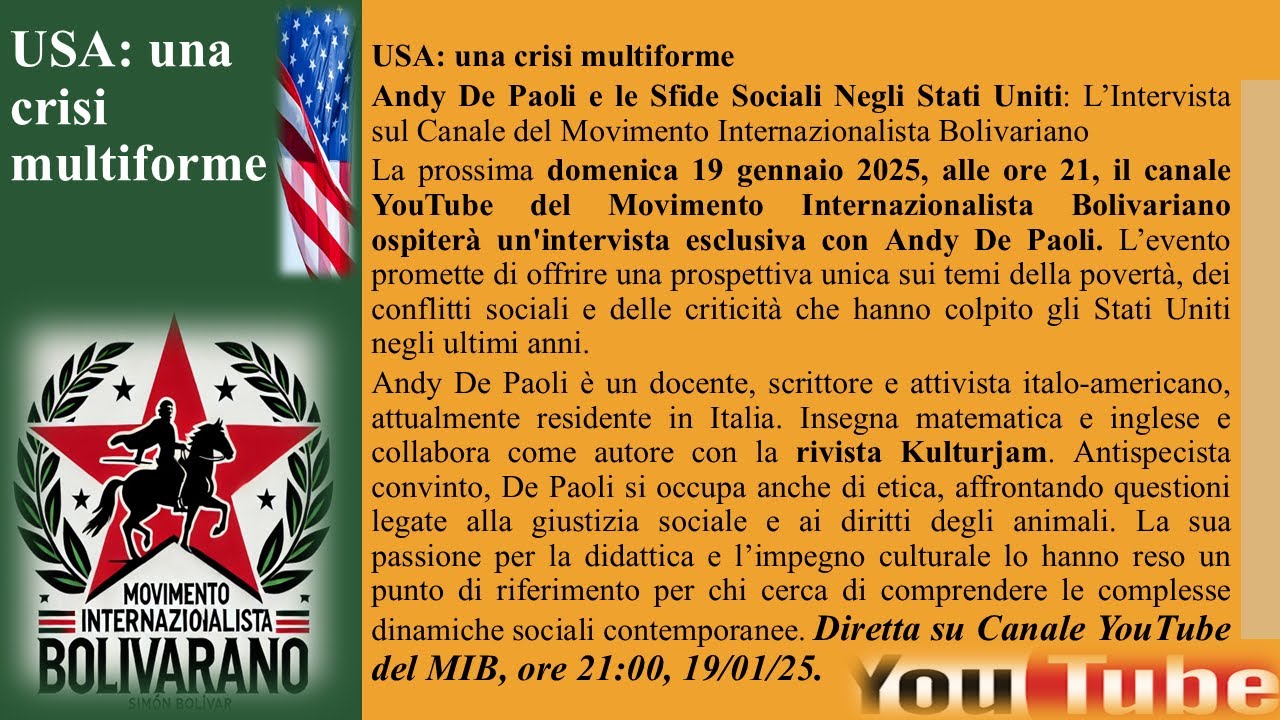 USA: Una CRISI multiforme - YouTube