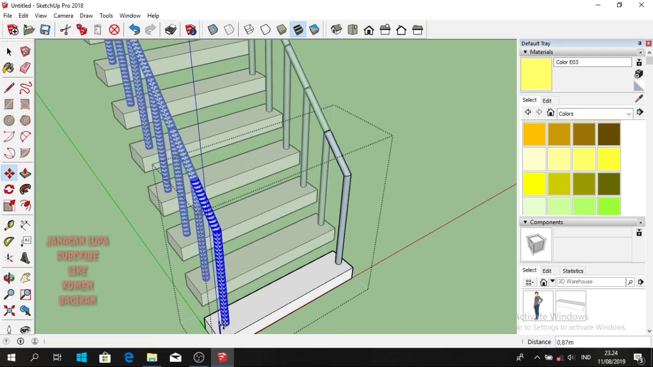Patr 1 Cara mudah bikin tangga rumah cepat dan mudah, tangga simpel ...