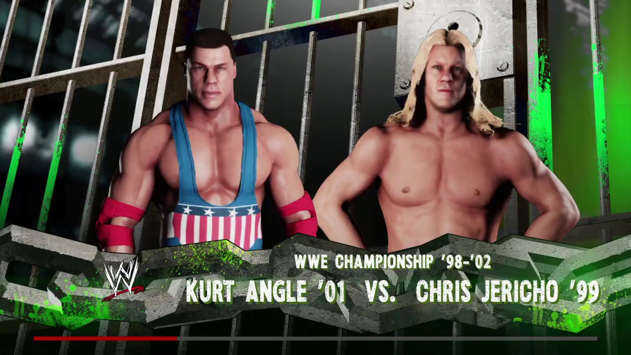 WWE 2K18 Chris Jericho '99 VS Kurt Angle '01 1 VS 1 Submission Match ...