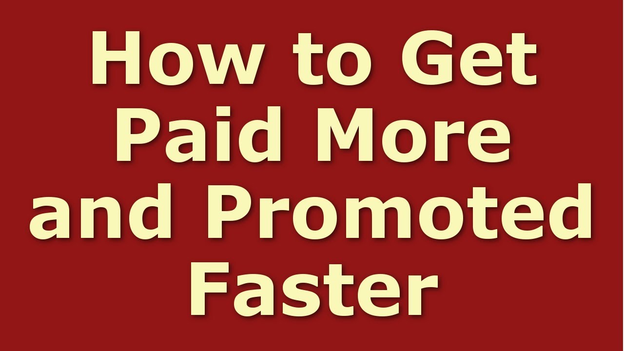 How to Get a Promotion at Work Fast to a Managerial Position (10 Tips ...