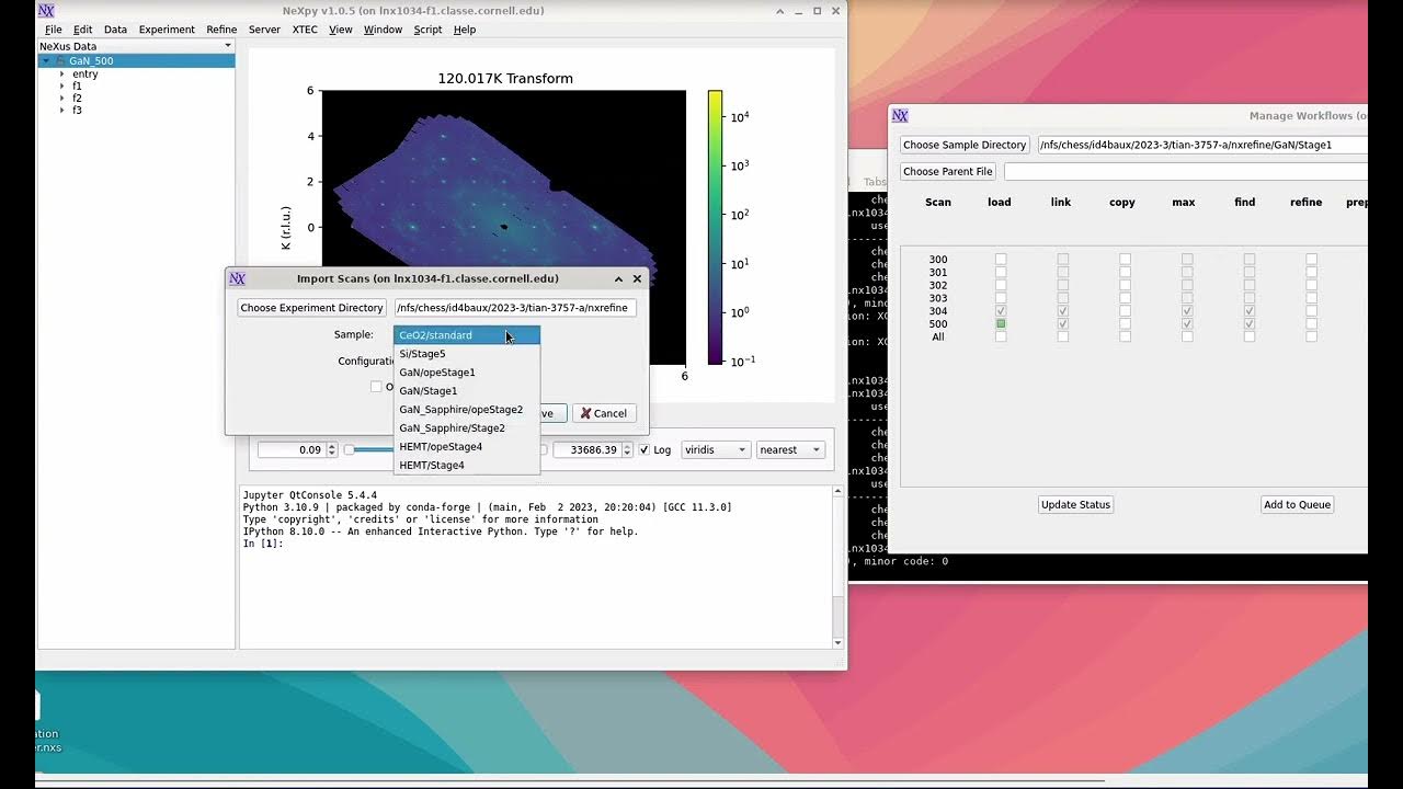CHESS NXRefine: Import Scans - YouTube