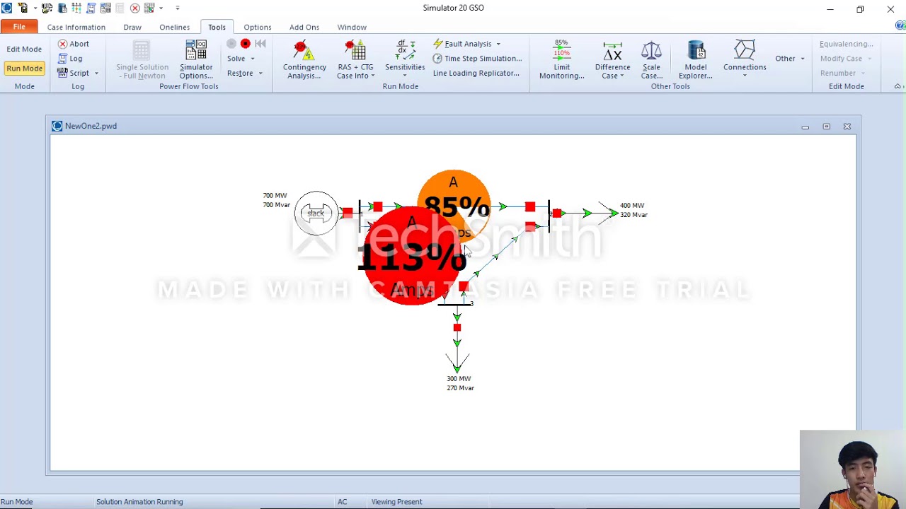 Sử dụng phần mềm PowerWorld mô phỏng hệ thống điện - YouTube