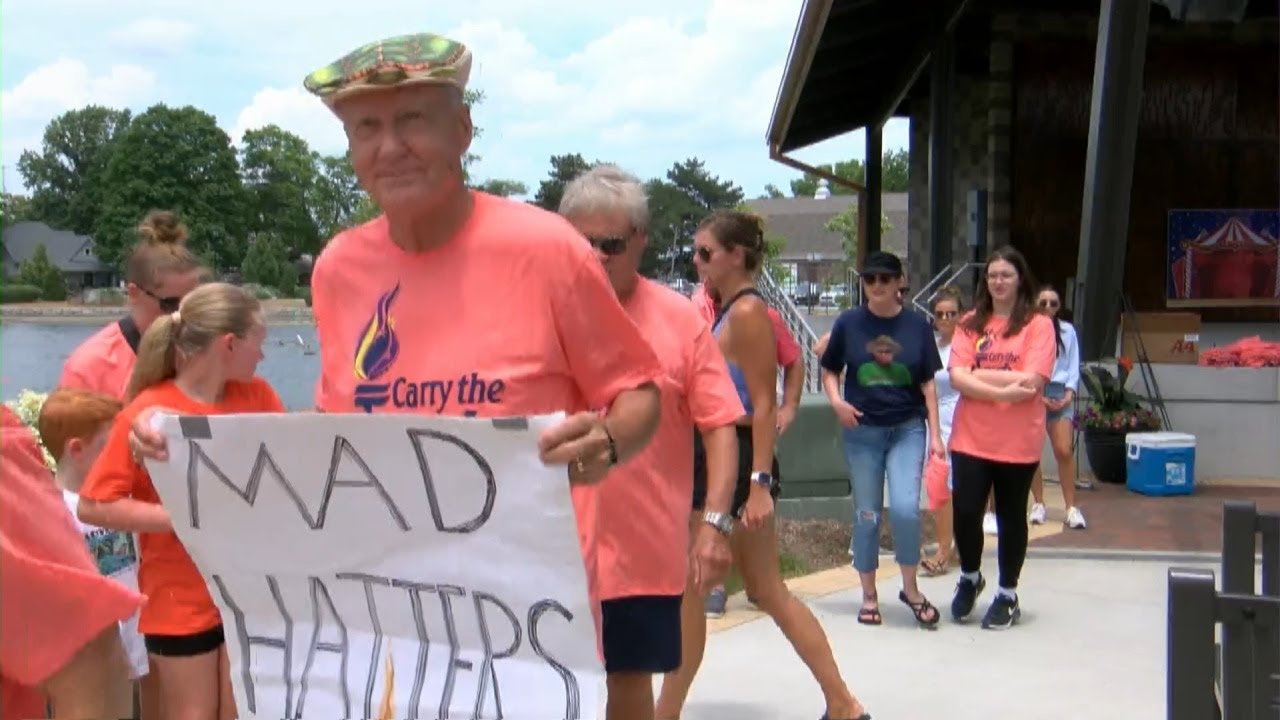 Community Cancer Network Holds Annual Cancer Walk - YouTube