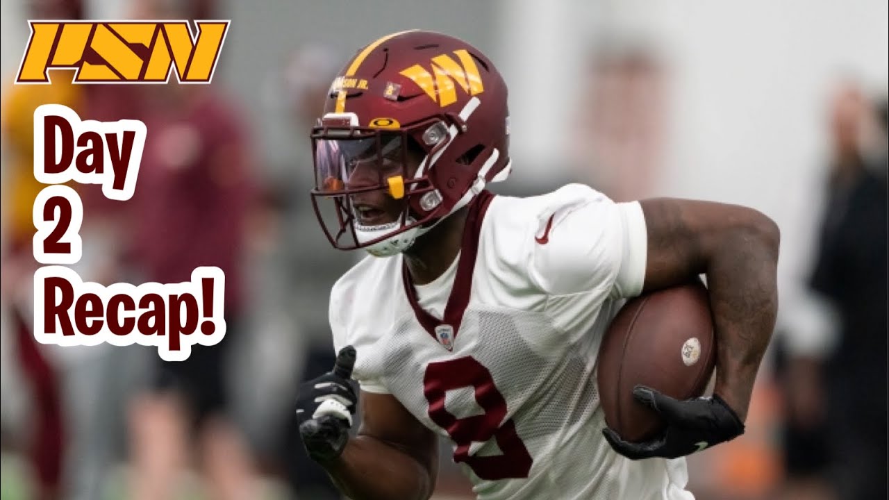 Washington Commanders MINI CAMP Day 2 RECAP! Bienemy SHINING! Tez ...