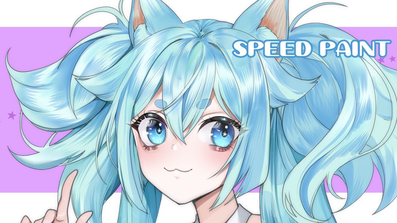 【SpeedPaint】 Oc commission【Clip Studio Paint】 - YouTube