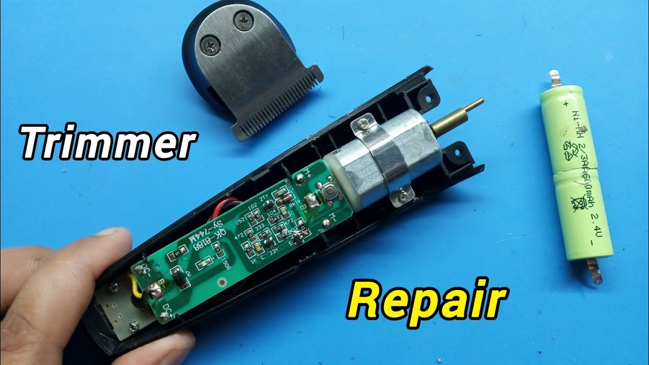 How To Open & Repair Trimmer || Trimmer Battery Change @TechnoTopics ...
