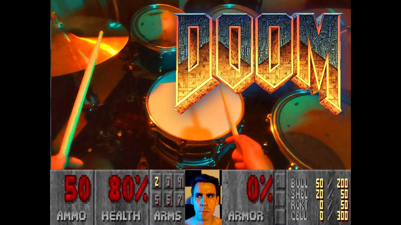 DOOM played on... DRUMS - YouTube