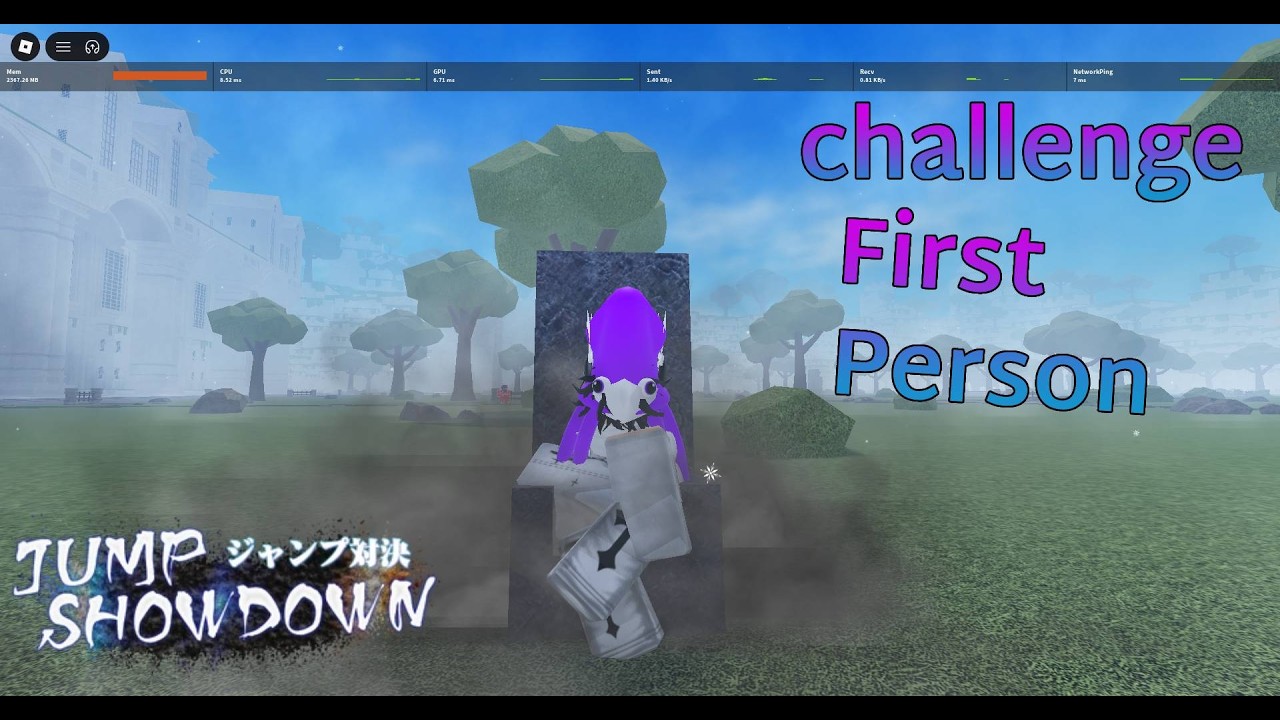 First Person Challenge In Jump ShowDown - YouTube