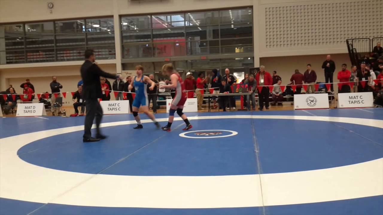 2015 Junior National Championships: 59 kg Wrestleoff Taylor Cartwright ...