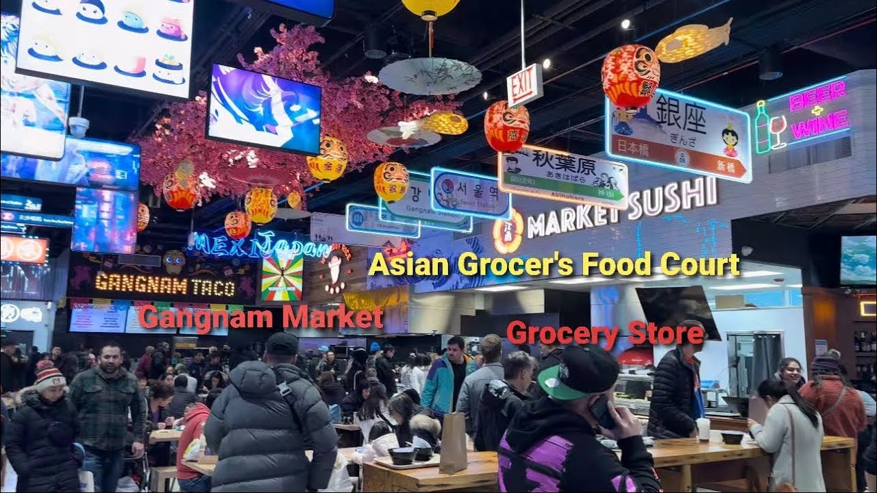 Gangnam Market | Asian Grocer’s Food Court Grand Opening Lion Dance 👍 ️ ...