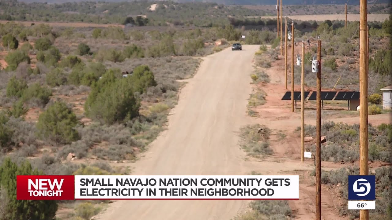 Small Navajo Nation community gets electricity in their neighborhood ...